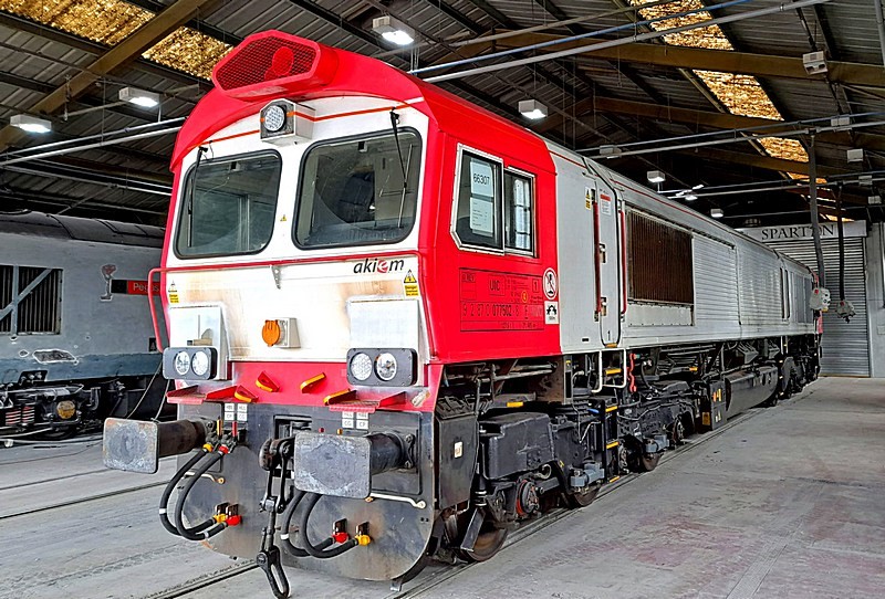 [wnxx] Pictures - 66307 66308 Eastleigh Works 280323