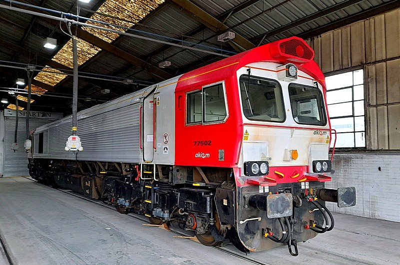 [wnxx] Pictures - 66307 66308 Eastleigh Works 280323